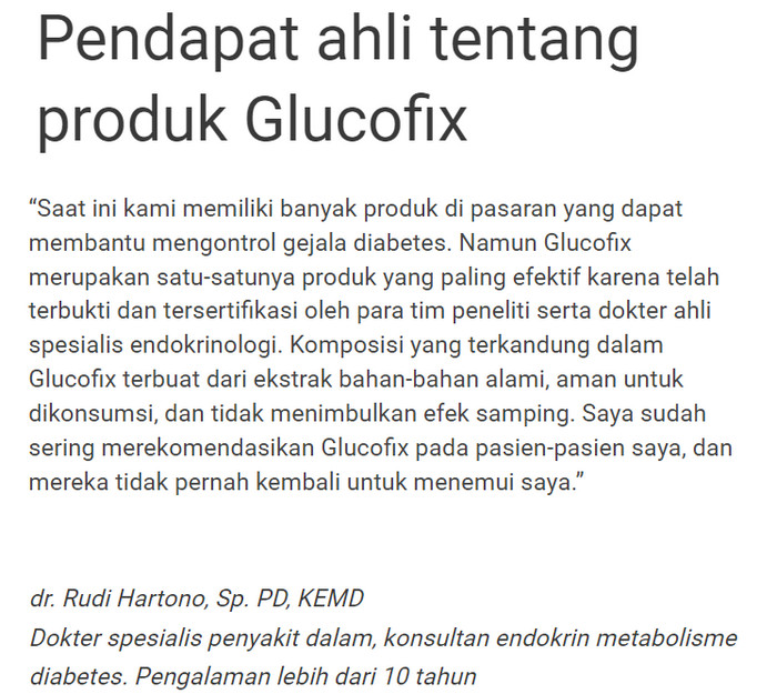 Glucofix Indonesia, cara pakai, kesaksian, harga – kapsul diabetes terbaru