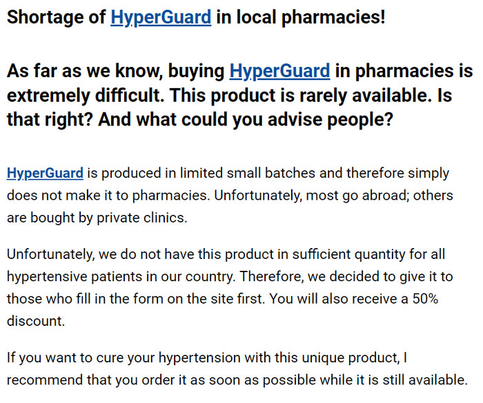 HyperGuard South Africa, how to use, reviews, price – control blood ...