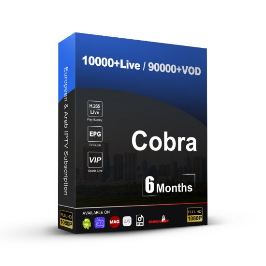 6 months cobra ott IPTV Abonnement 4K Sport Movies for Android Smart tv ...