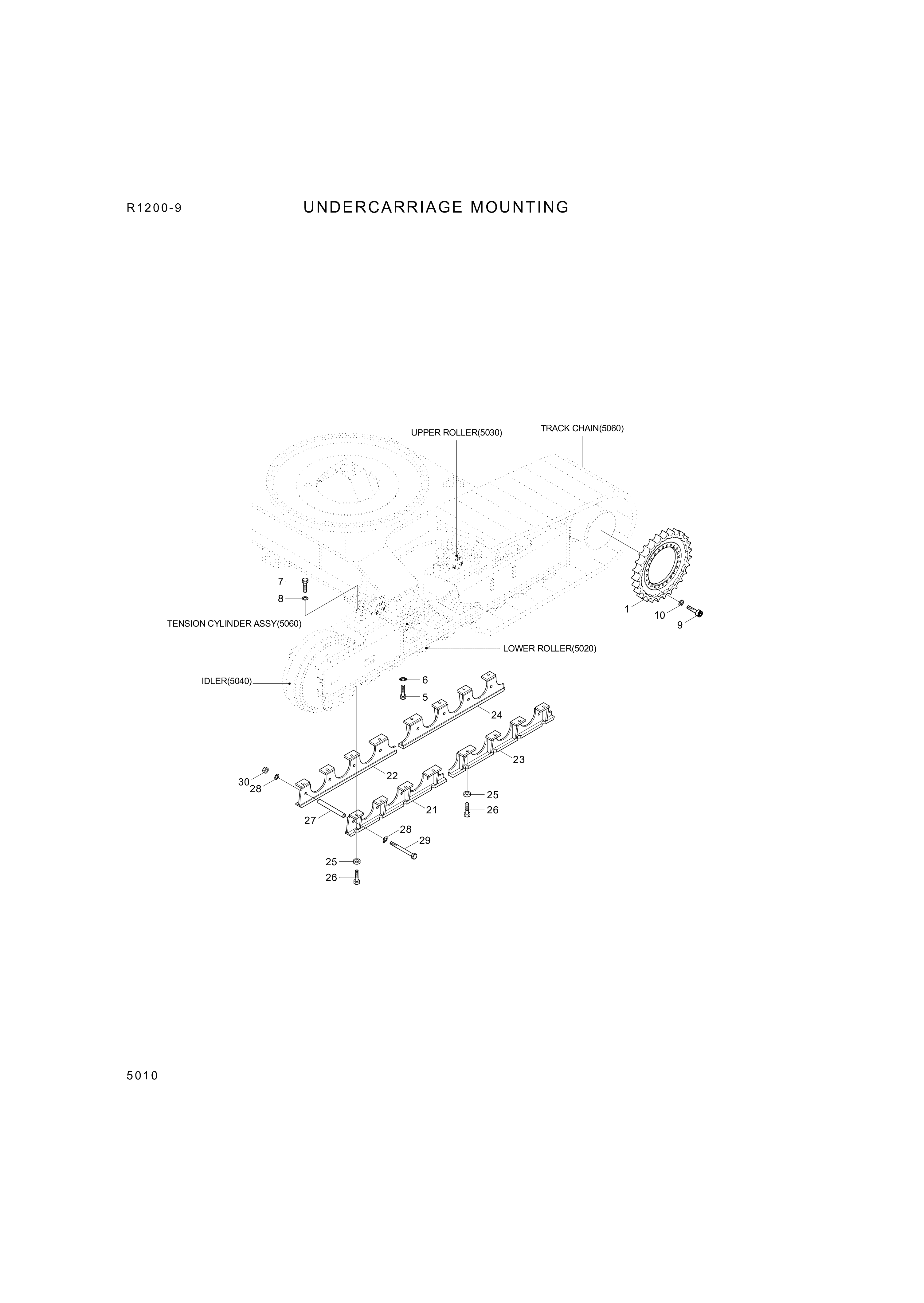 81QE-32140 Hyundai Construction Equipment PIPE-TRACKGUARD / 81QE32140 ...
