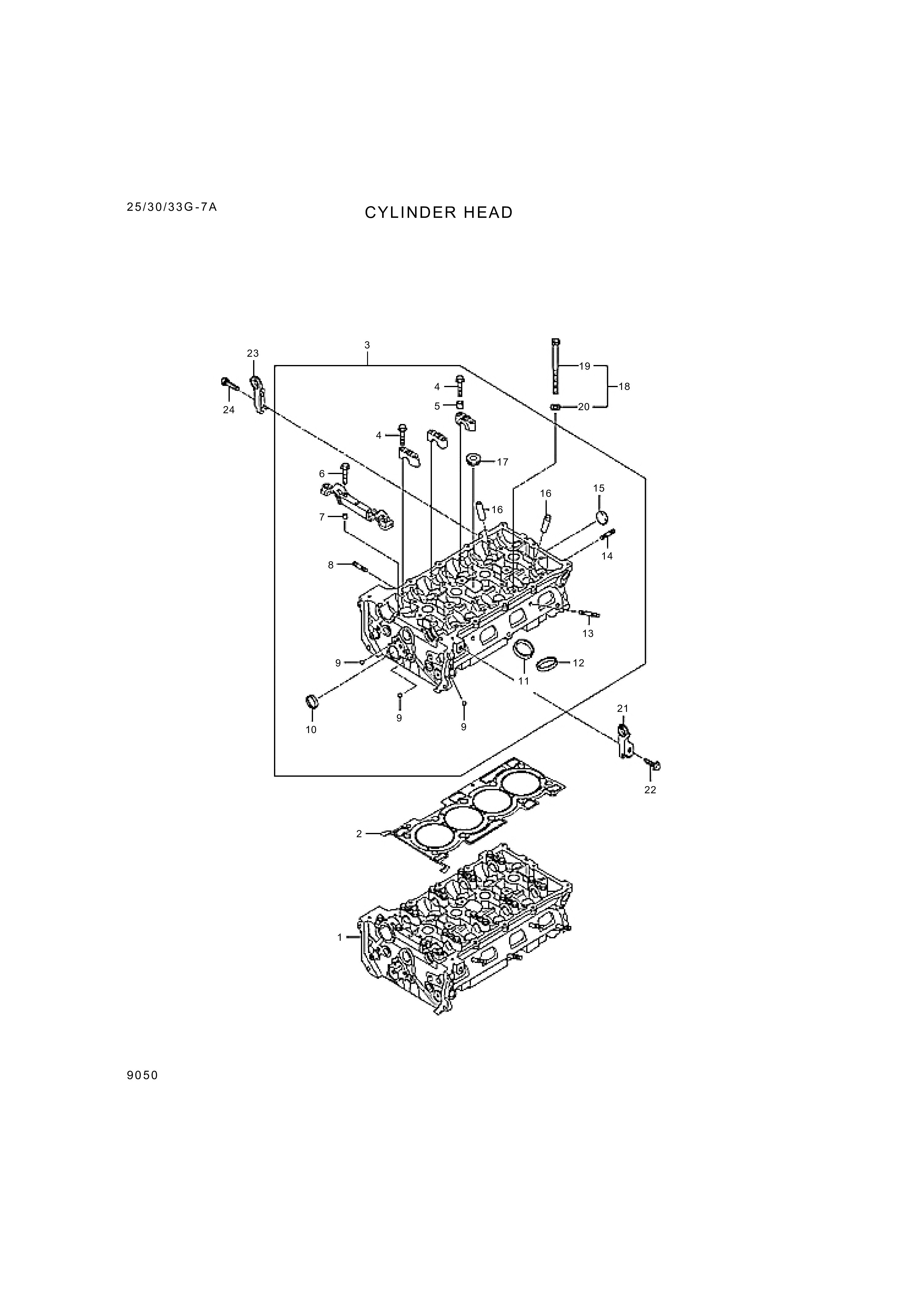 22311-2C200 Hyundai Construction Equipment Gasket-Cylinder Head ...