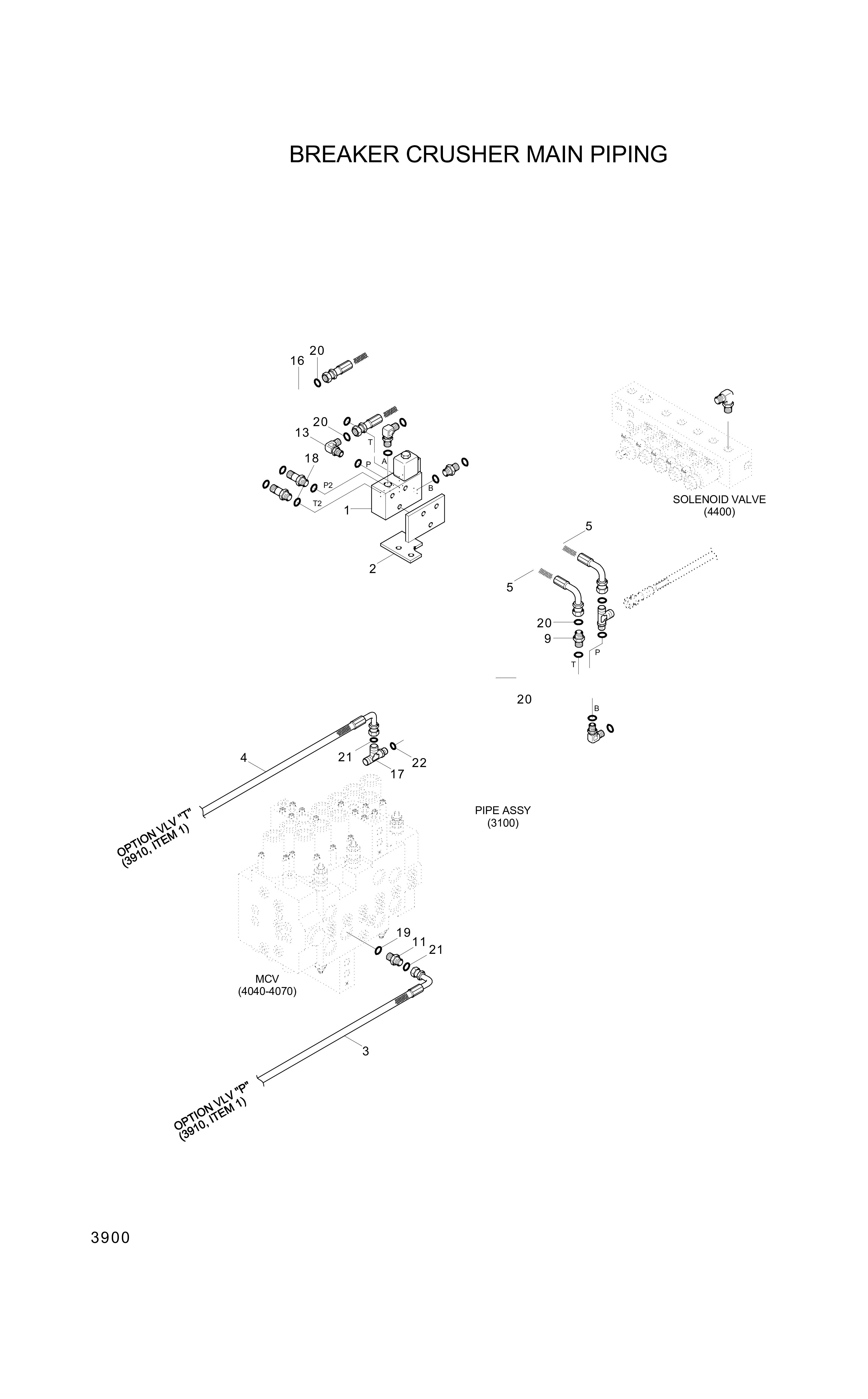 Hyundai Construction Equipment 31N4-96210 PIPING KIT-HYD - Buy Aftermarket Parts