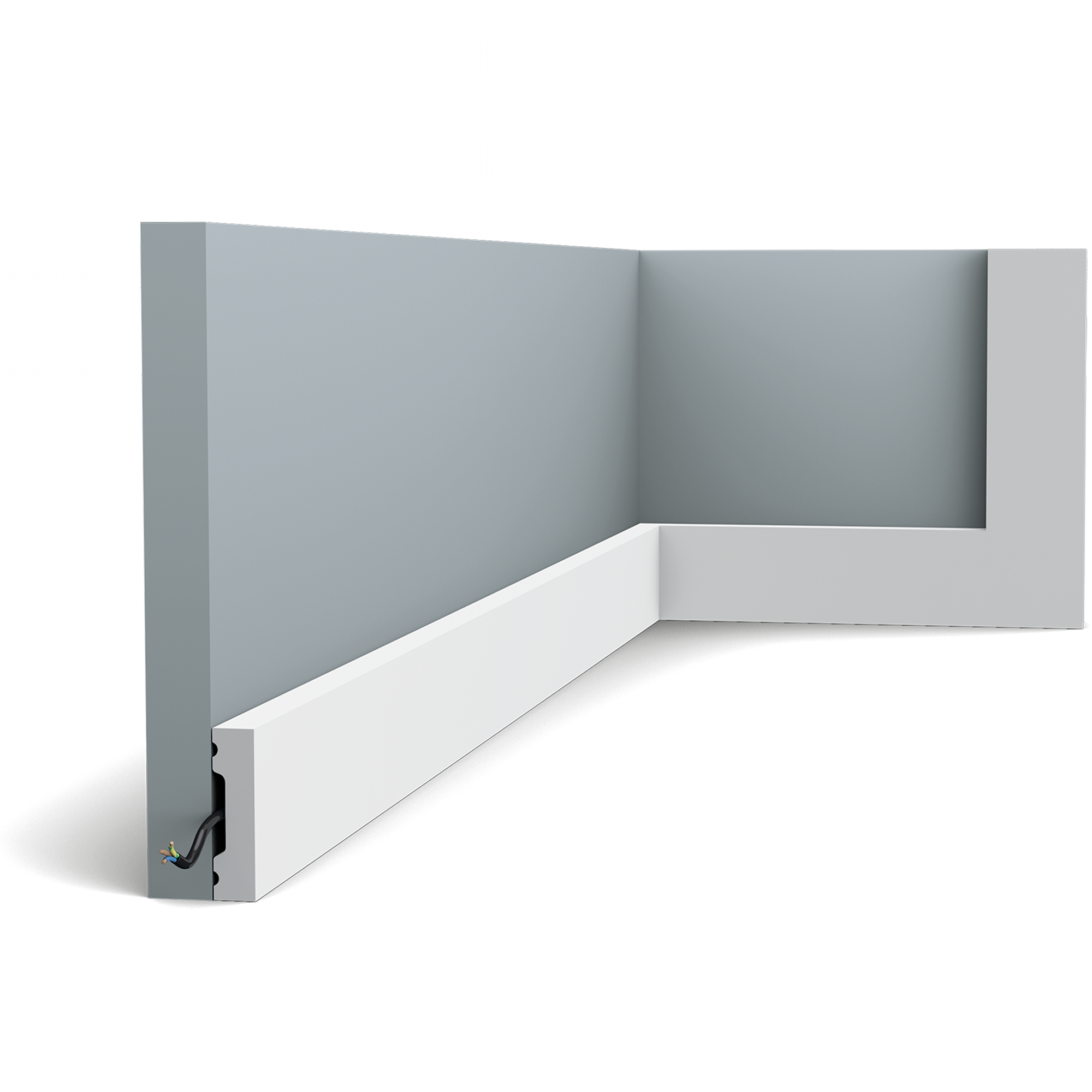 Плинтус Orac Decor ПЛИНТУС DUROPOLYMER 200x4x1 Под покраску купить в ...