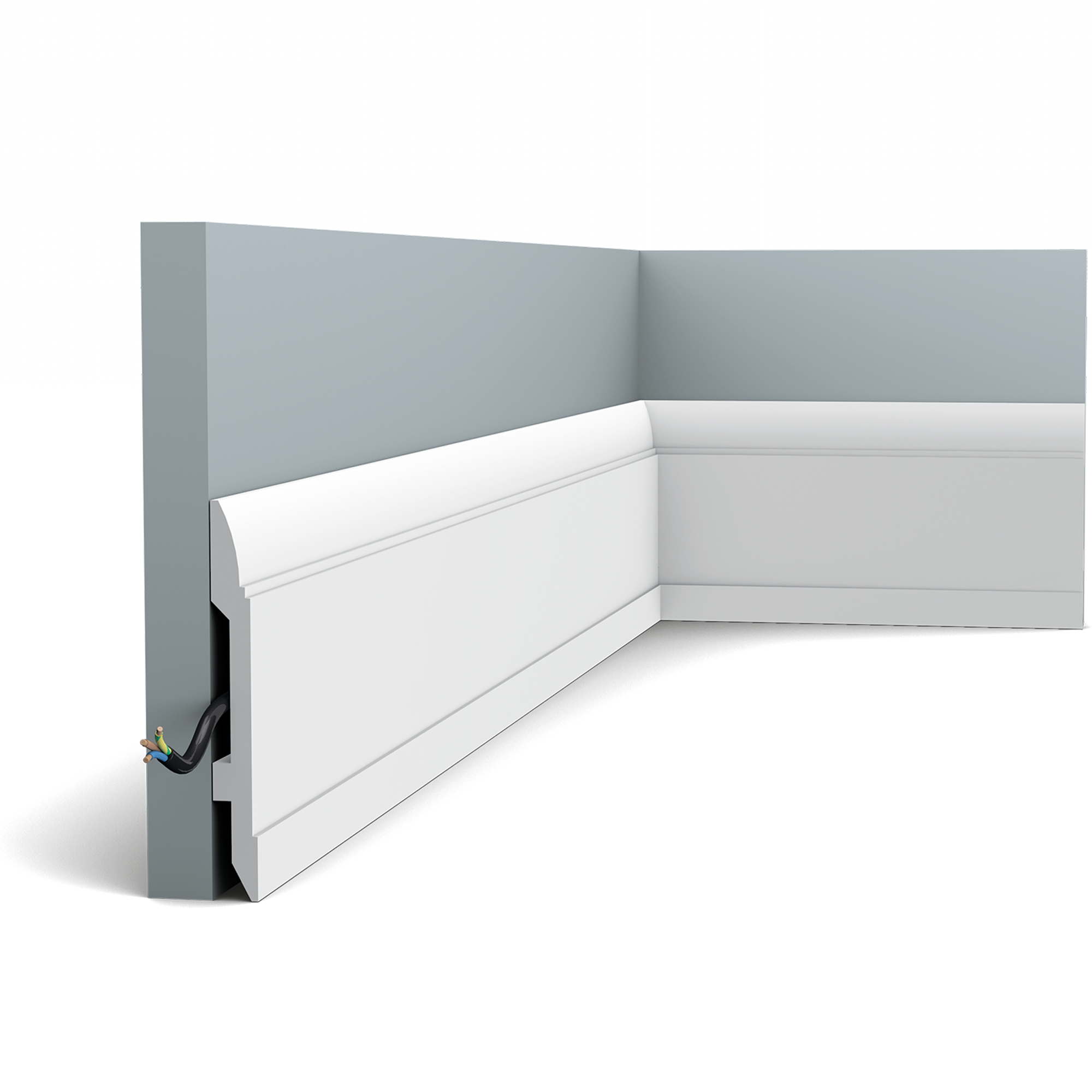 Плинтус Orac Decor ПЛИНТУС DUROPOLYMER 200x14,8x1,7 Под покраску купить ...