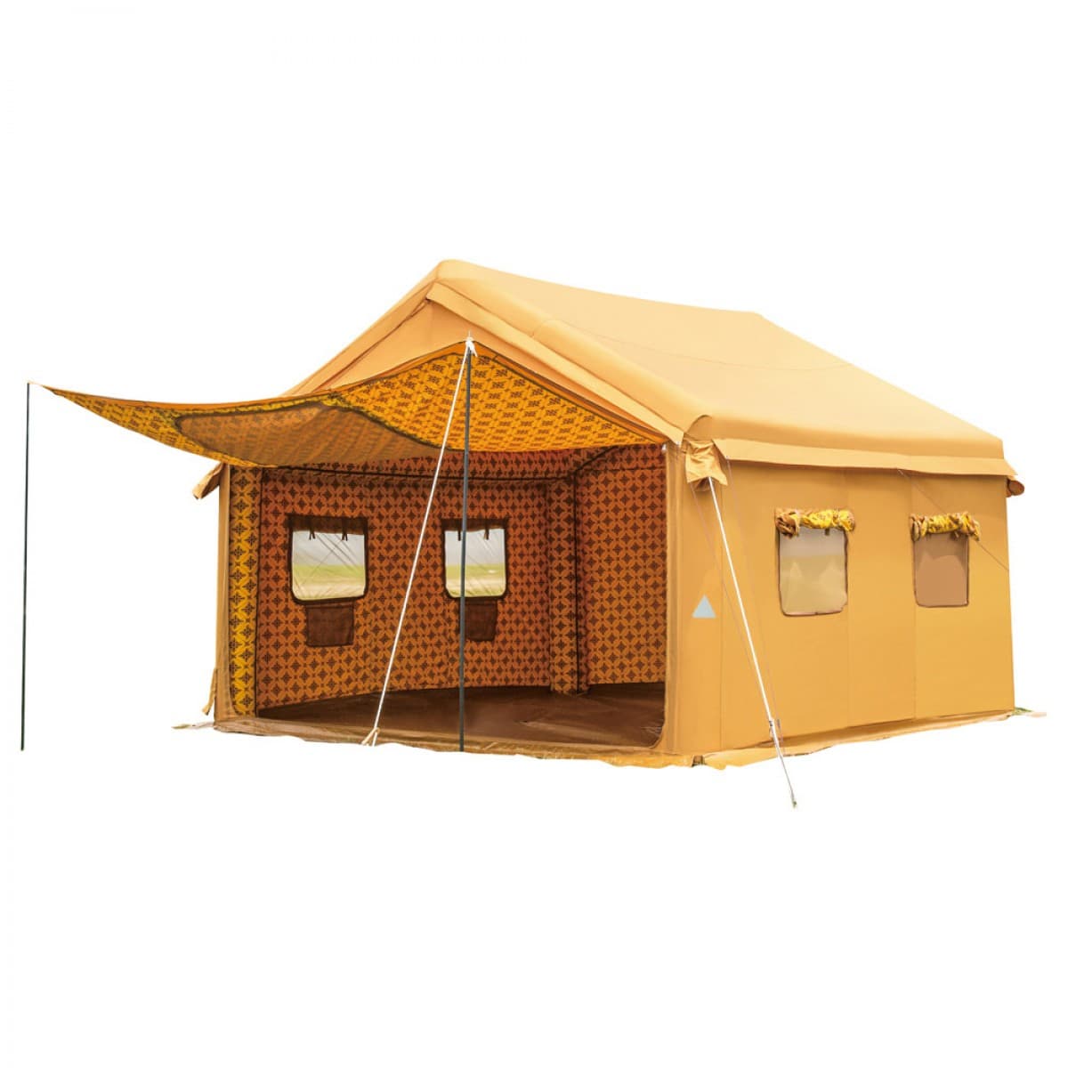 ALSANIDI, Air Cotton Tent for Trips, Inflatable Tent, Sandy, Size 400* ...