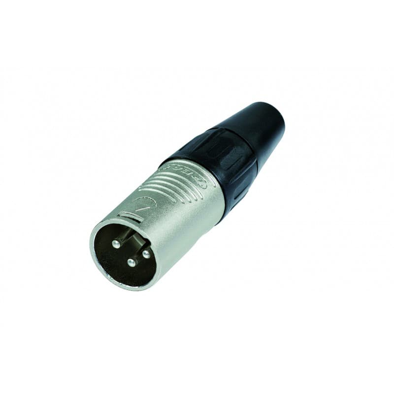 Rean RC3M XLR volante Nickel Macho 3 pines