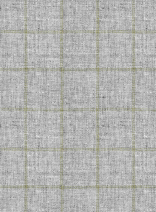 Italian Linen Sirile Checks Pants : Made To Measure Custom Jeans For ...