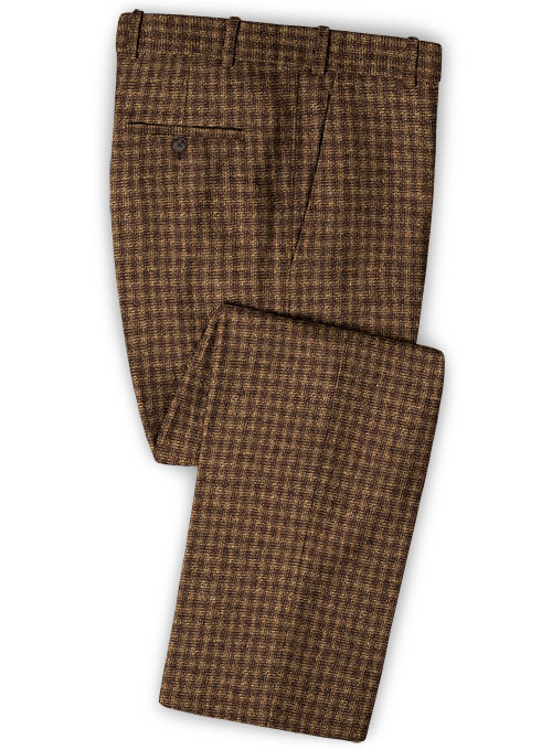 Maze Brown Tweed Pants : Made To Measure Custom Jeans For Men & Women ...