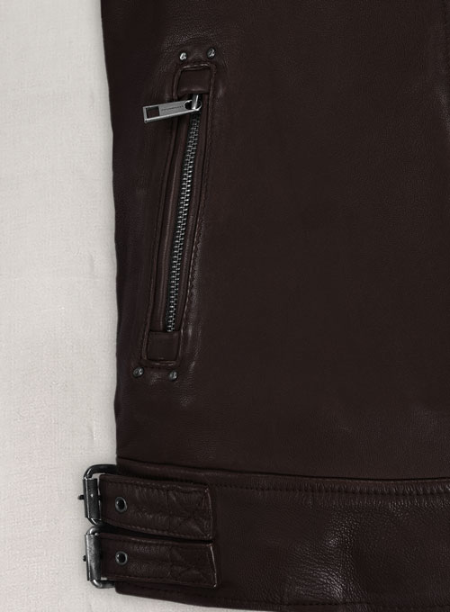 Falcon Brown Rider Leather Jacket : Made To Measure Custom Jeans For ...