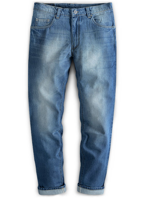 Rush Blue Indigo Wash Whisker Jeans : Made To Measure Custom Jeans For ...