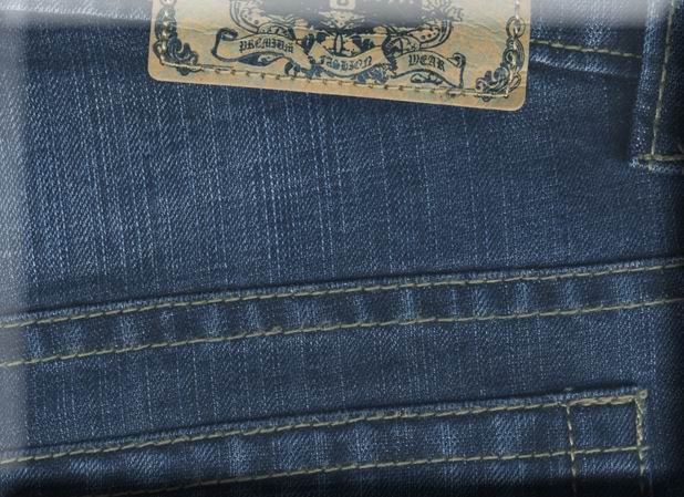 Spanish Blue Denim Jeans - Scrape Wash : Made To Measure Custom Jeans ...