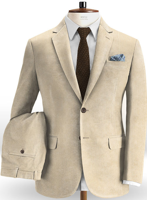 Fawn Thick Corduroy Suit : Made To Measure Custom Jeans For Men & Women ...